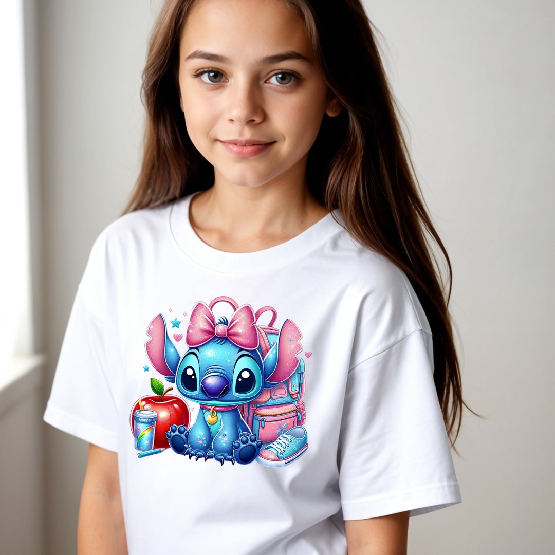 Stitch Back to School PNG, Clipart Cute Stitch PNG, Stitch Transparent ...