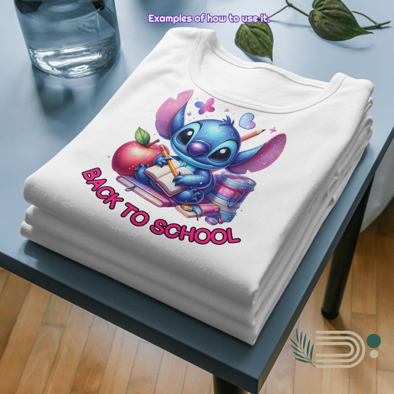 Stitch Back to School PNG, Clipart Stitch PNG, Stitch PNG Transparent ...
