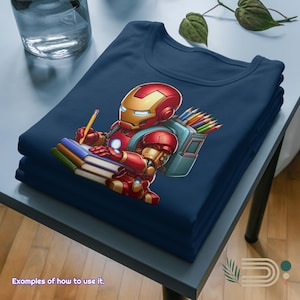 Back to School PNG Bundle, Super Heros,clipart 24 Pngs, PNG Transparent ...