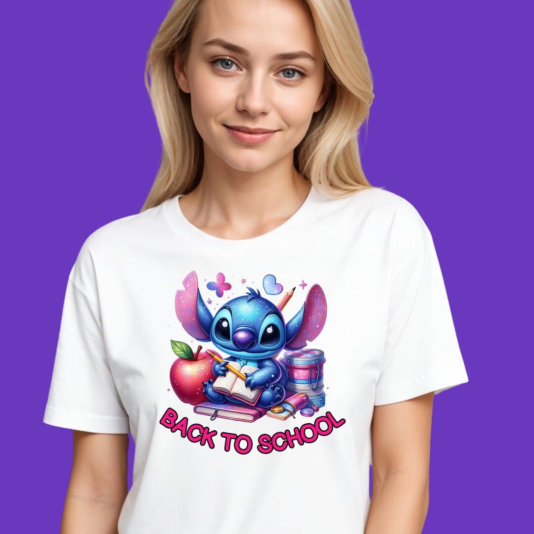 Stitch Back to School PNG, Clipart Stitch PNG, Stitch PNG Transparent ...