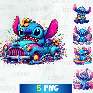 Stitch PNG, Stitch PNG, Stitch 5 PNG, Cute Stitch Clipart, Instant ...