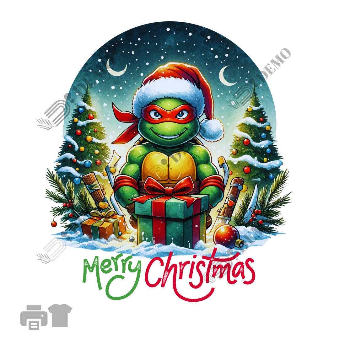 Turtles Christmas PNG Clipart Turtles PNG Transparent Background Ninja ...