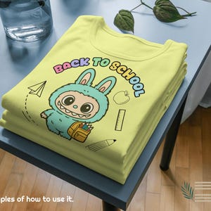 Labubu Back to School PNG, Clipart Blue Labubu PNG, Labubu PNG ...