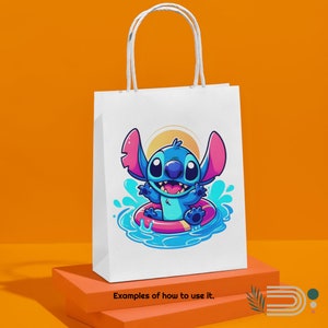 Stitch in Pool PNG, Stitch PNG, Stitch PNG, Cute Stitch Clipart ...