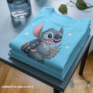 Stitch Back to School PNG, Clipart Stitch PNG, Stitch PNG Transparent ...