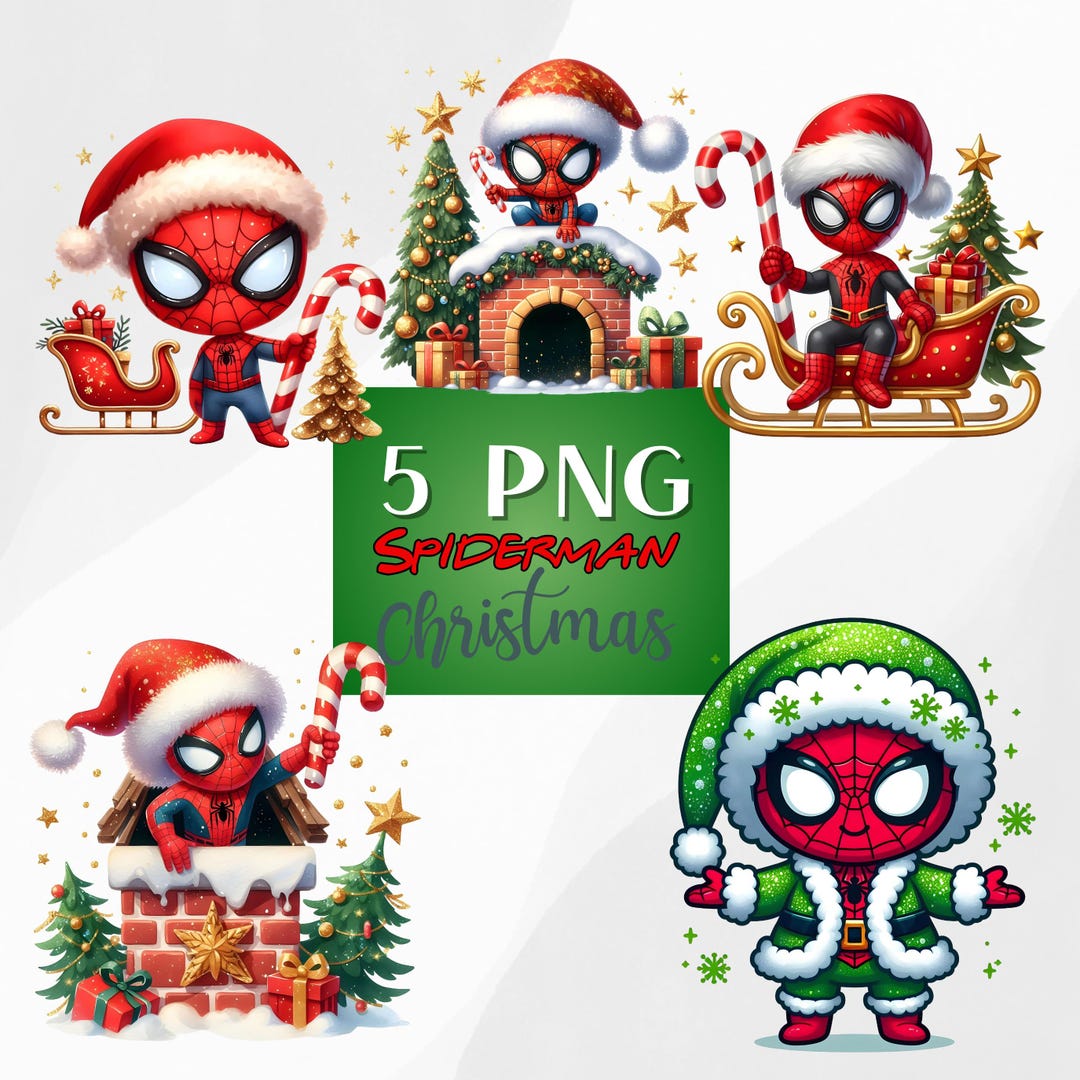 Spiderman Christmas Clipart PNG, Funny Spiderman, PNG Transparent ...