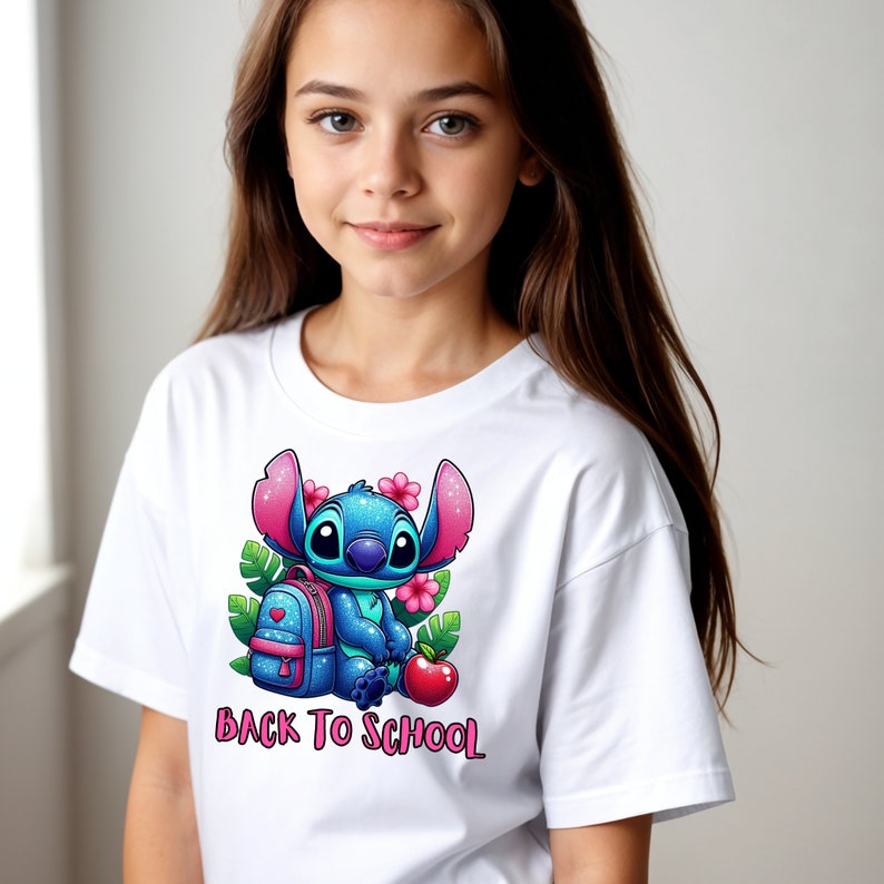 Stitch Back to School PNG, Clipart Stitch PNG, Stitch PNG Transparent ...