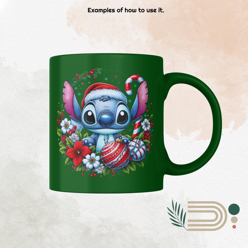 Stitch Christmas Pngs, Christmas PNG, Sublimation Stitch Clipart ...