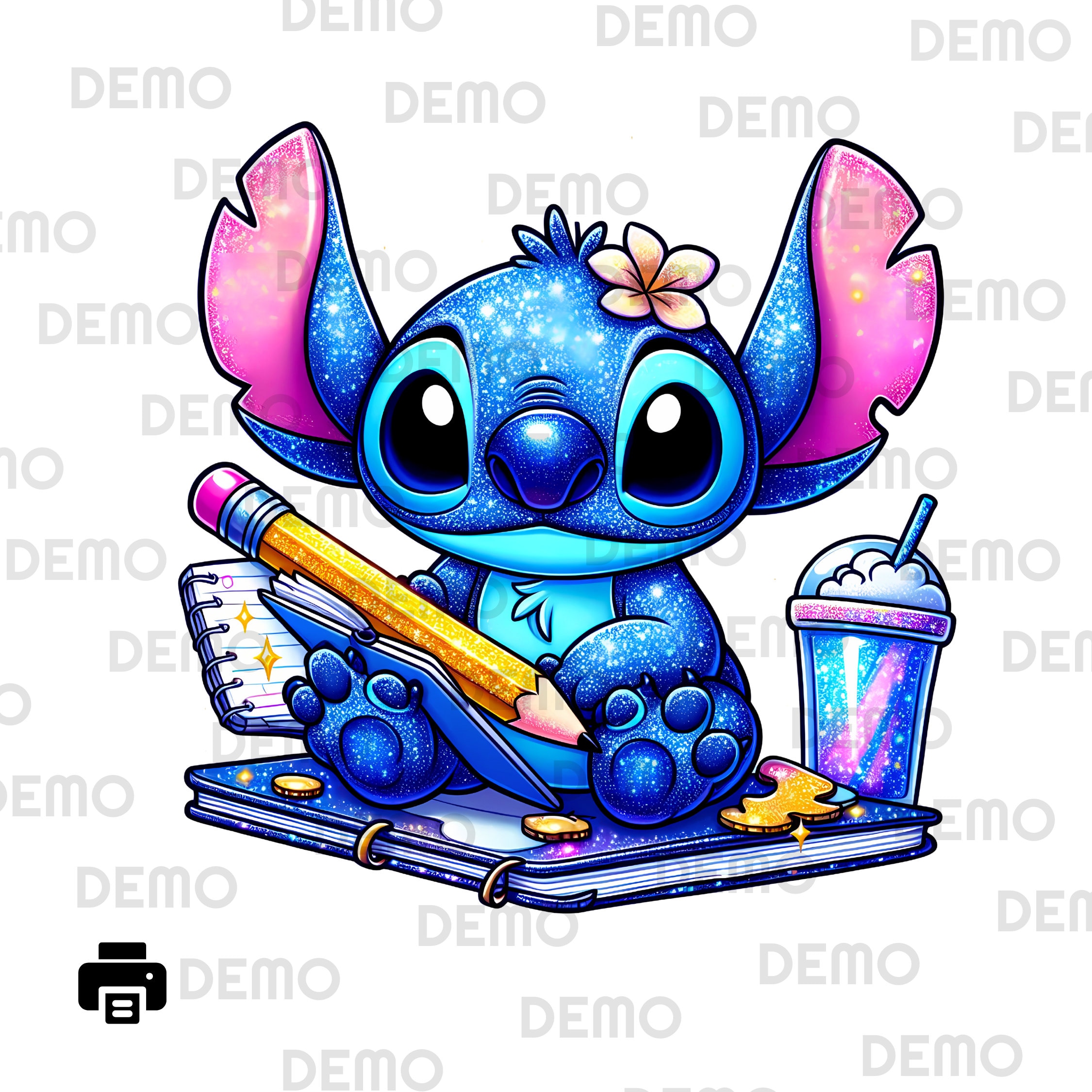 Stitch Back to School PNG, Clipart Stitch PNG, Stitch PNG Transparent ...