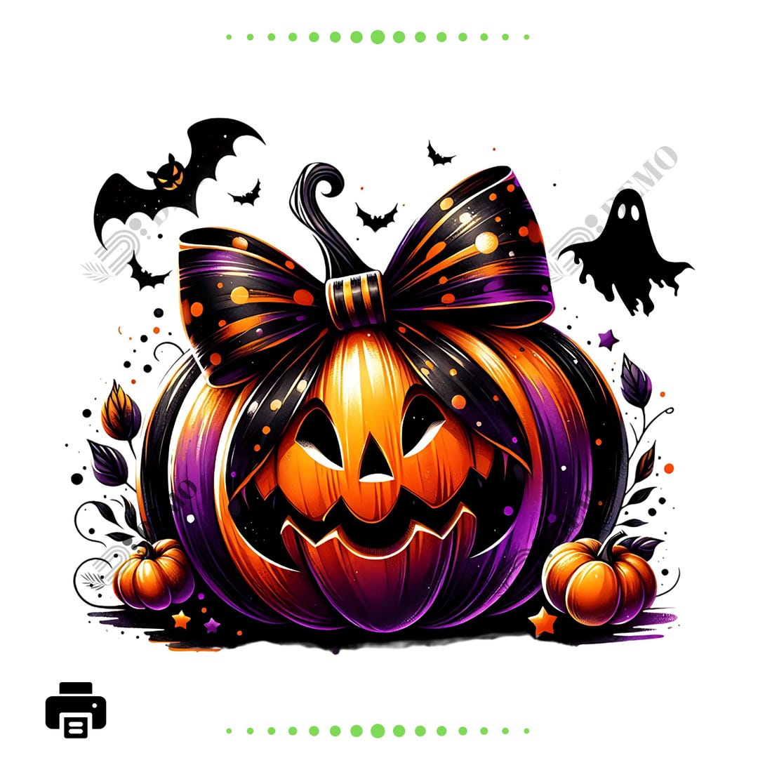 Glitter Pumpkin PNG: Spooky Season Fall Clip Art (digital Download) - Etsy
