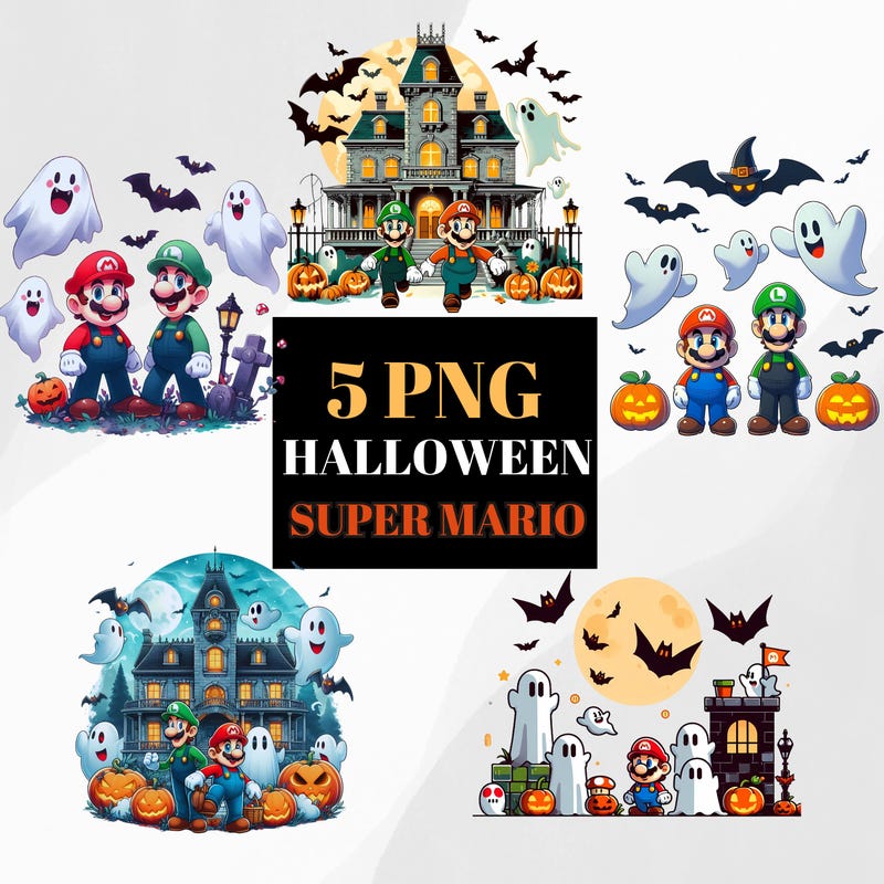 Mario Halloween - Etsy