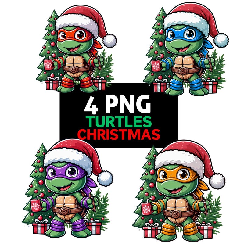 Ninja Turtle Clipart - Etsy