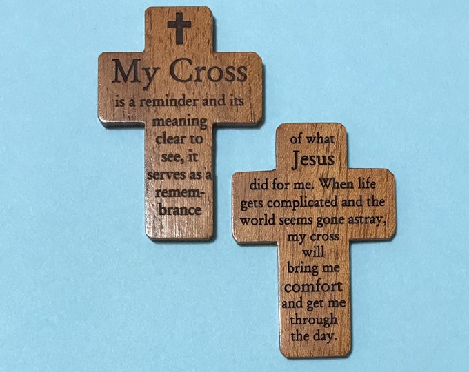 MY CROSS Wooden Cross - Etsy