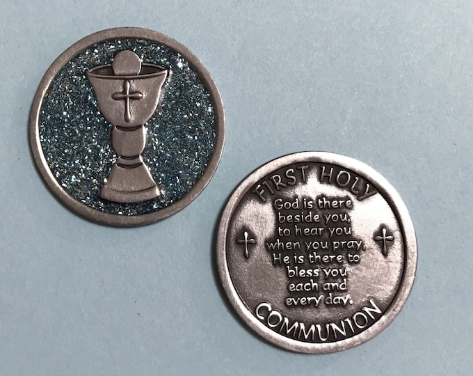 First Communion Coin - Etsy