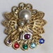 Grandma Double Birthstone Pin - Etsy