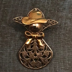 Cowboy/cowgirl Angel Pin - Etsy