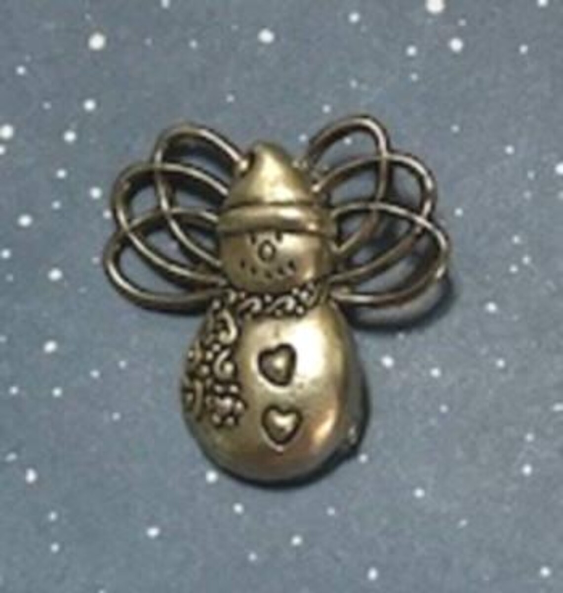 Snowman Angel Pin - Etsy