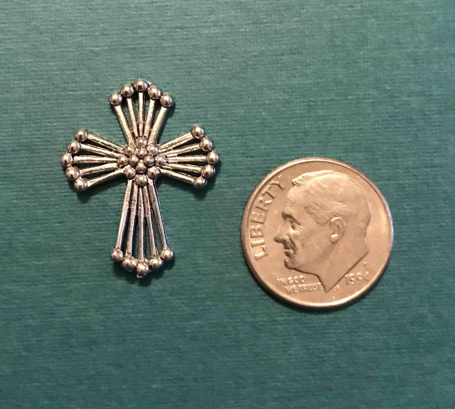 Beaded Cross Token - Etsy