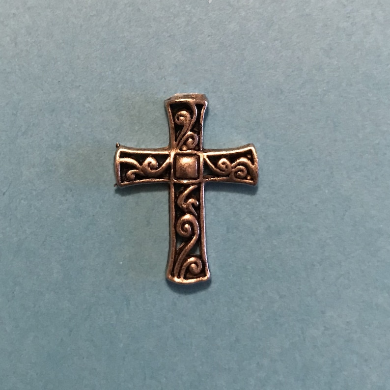 Scrolled Cross Token | Etsy