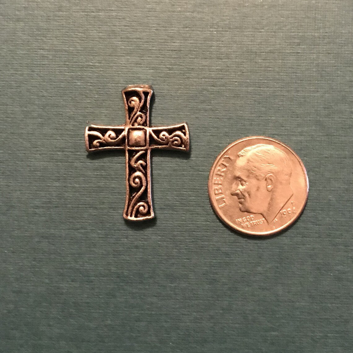 Scrolled Cross Token - Etsy