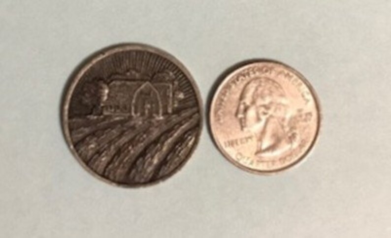 Farmer's Prayer Pocket Token | Etsy