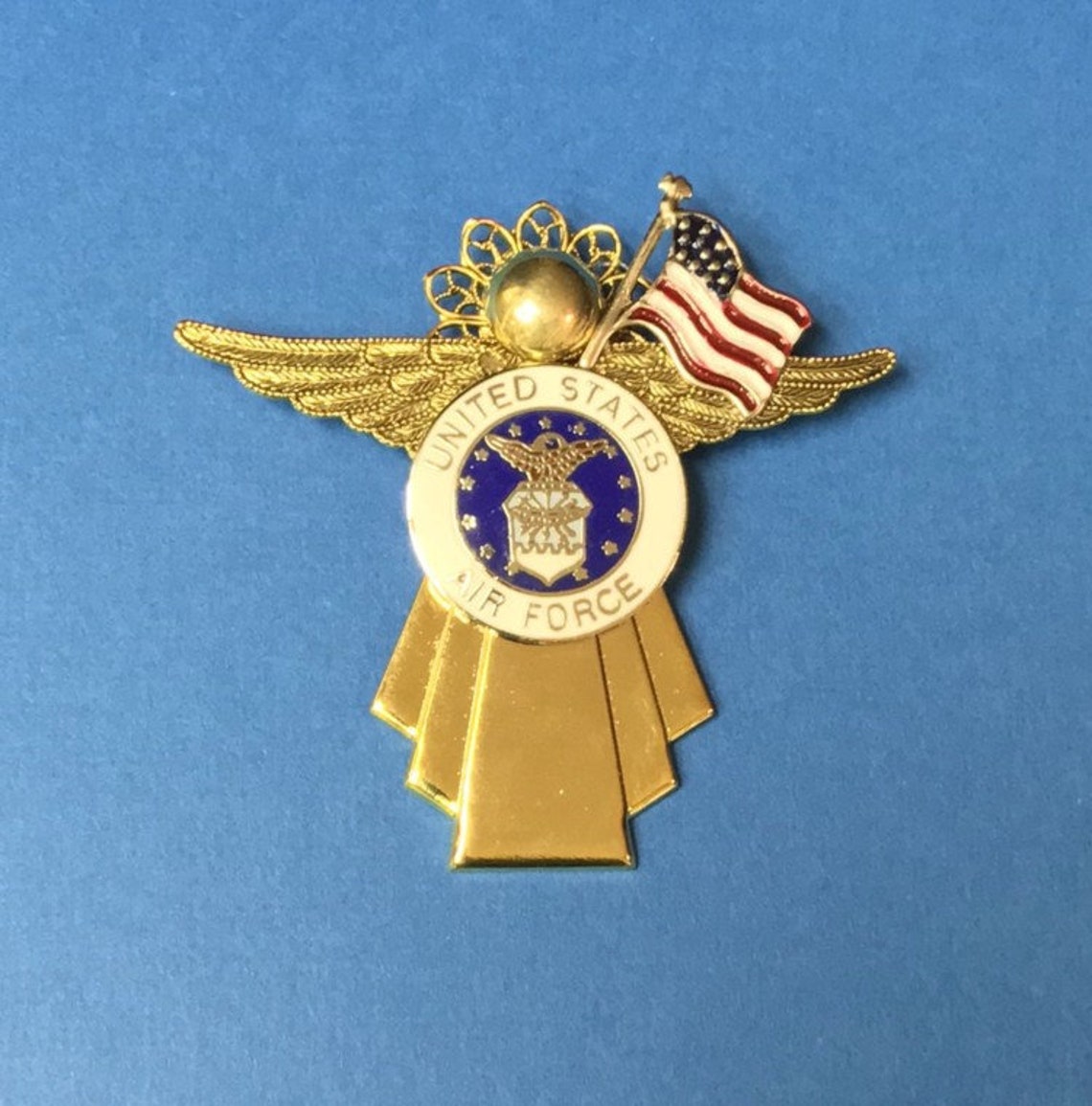 Air Force Angel Pinair Force Pin Military Pin - Etsy