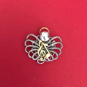 Music Angel Pin - Etsy