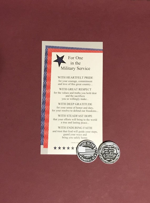 Military Service Token Set - Etsy