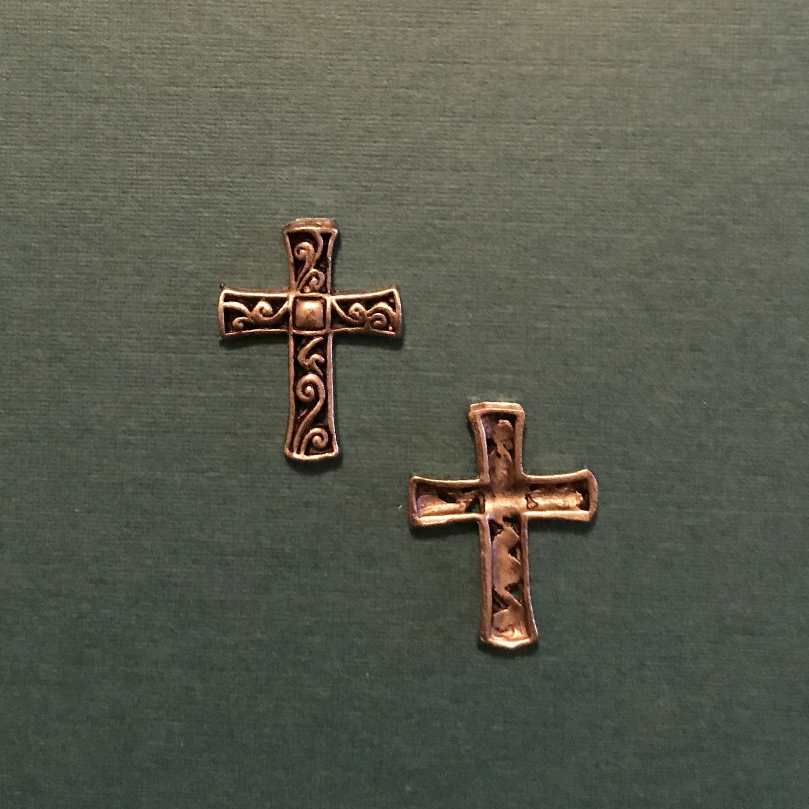 Scrolled Cross Token - Etsy