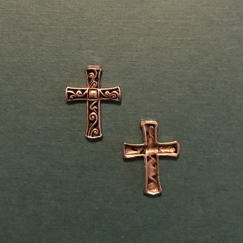 Scrolled Cross Token | Etsy