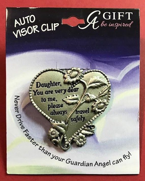 Daughter Heart Visor Clip | Etsy