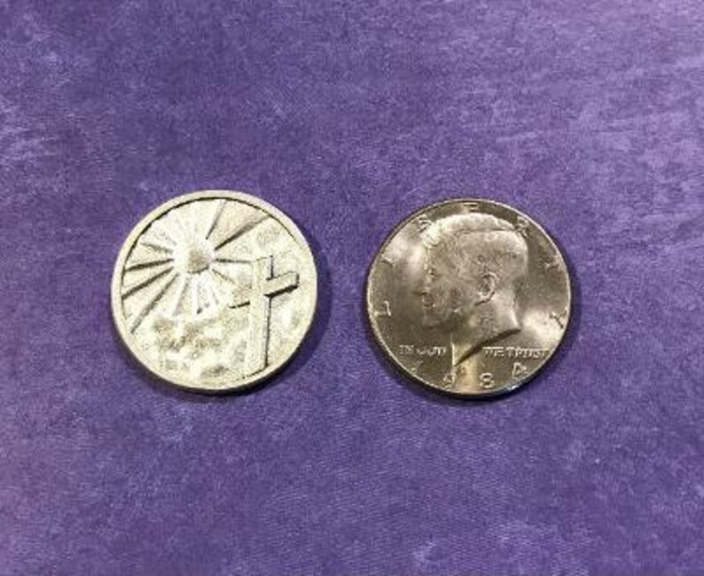 Faith Is... Pocket Token - Etsy