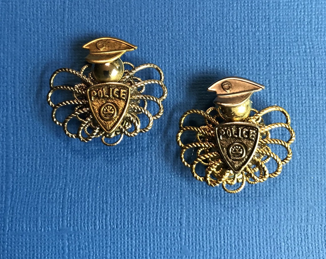 Police Officer Angel Pin Police Officer Police Badge Thin - Etsy