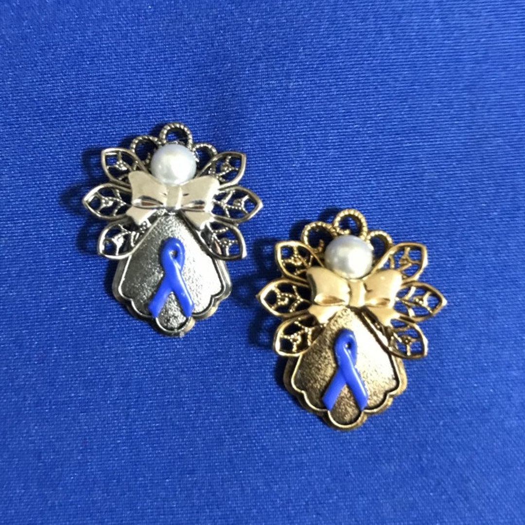 Cancer Awareness Angel Pin - Etsy