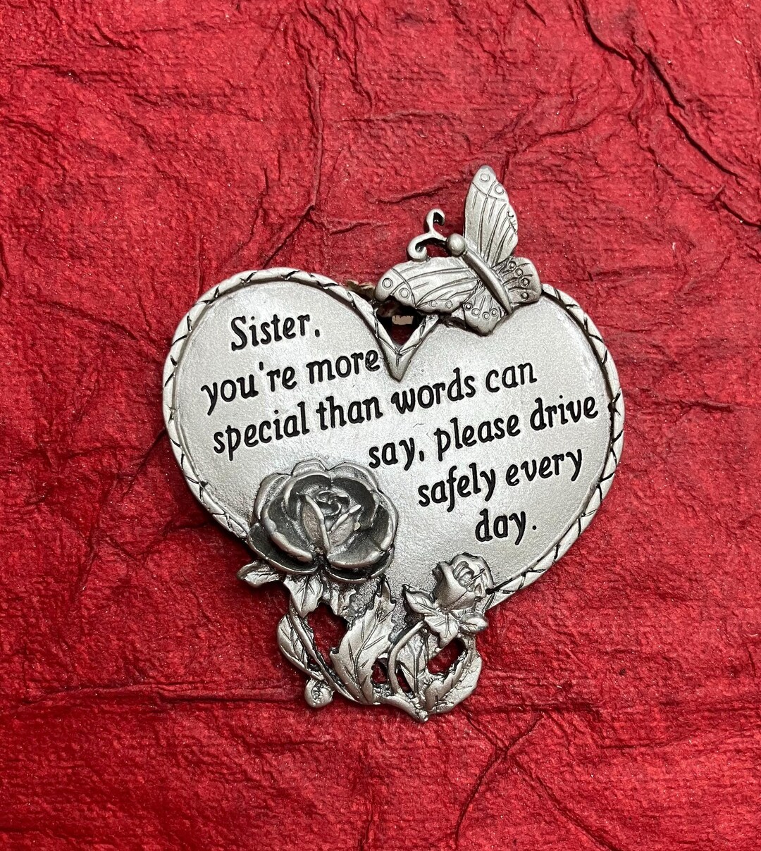 Sister Heart Visor Clip - Etsy