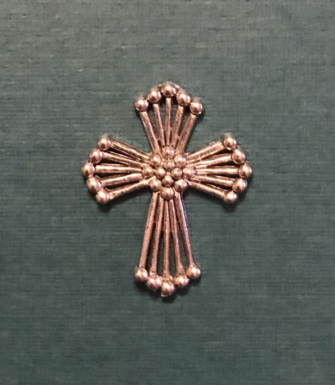 Beaded Cross Token - Etsy