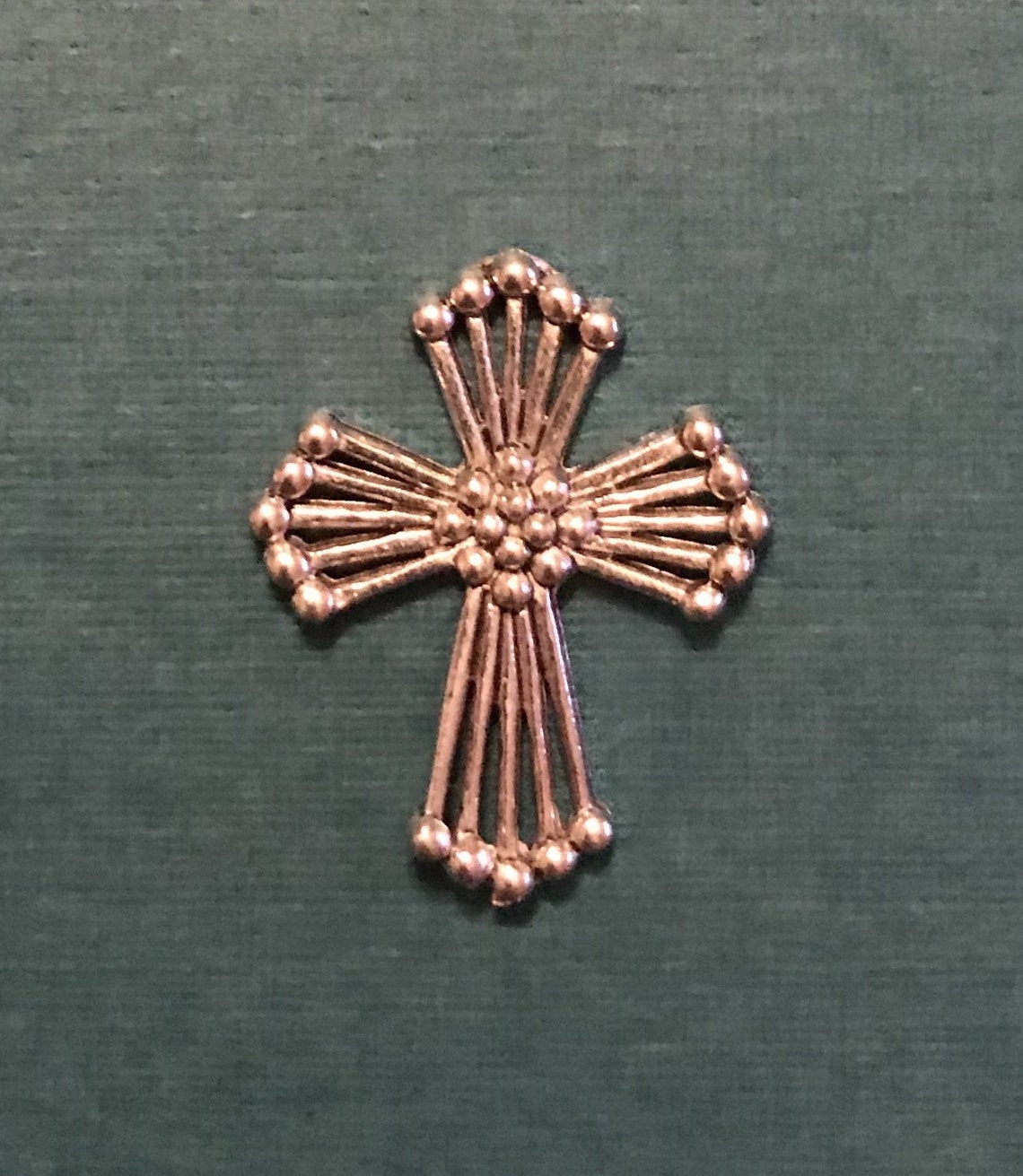 Beaded Cross Token - Etsy