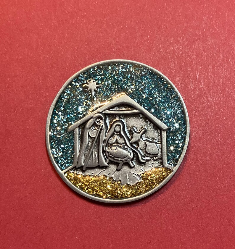 Nativity Coin, Jesus is the Reason Coin - Etsy