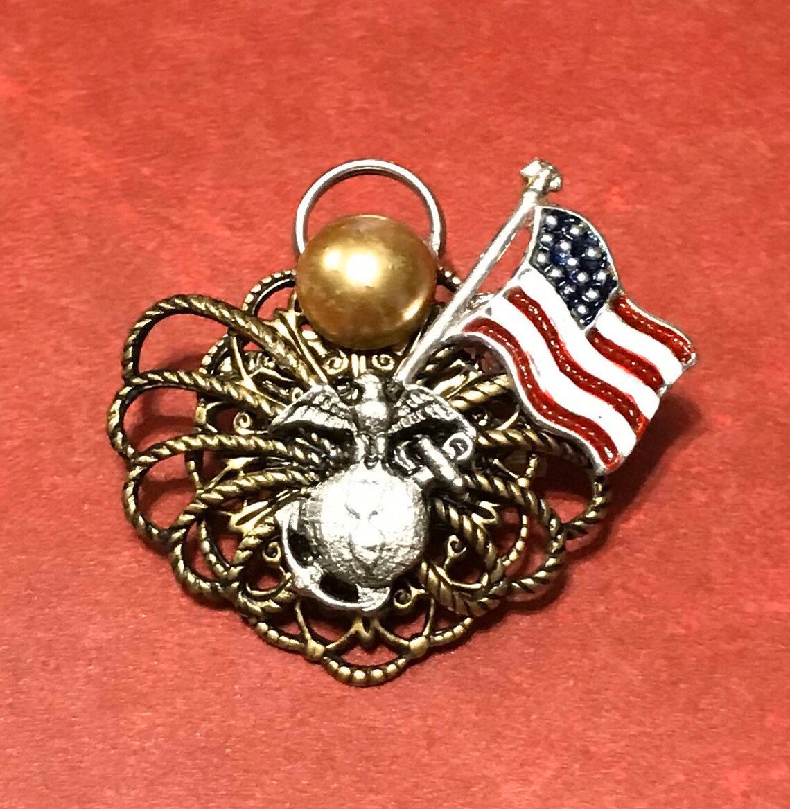 Marines Angel Pin - Etsy