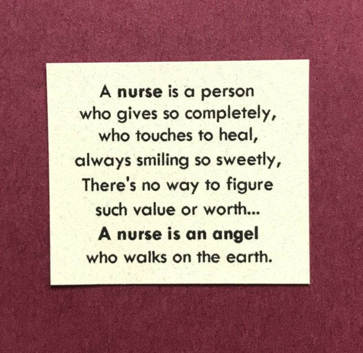 Set of 3 Nurses Tokens - Etsy