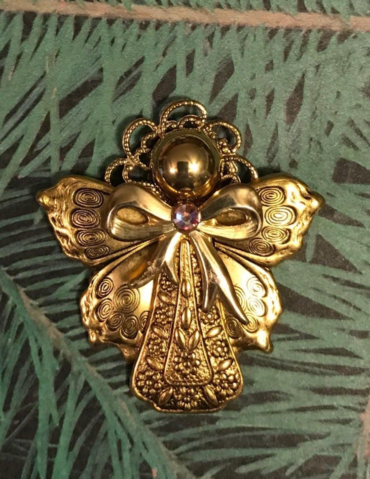 Guardian Angel Pin - Etsy