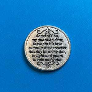 Angel of God Pocket Token - Etsy