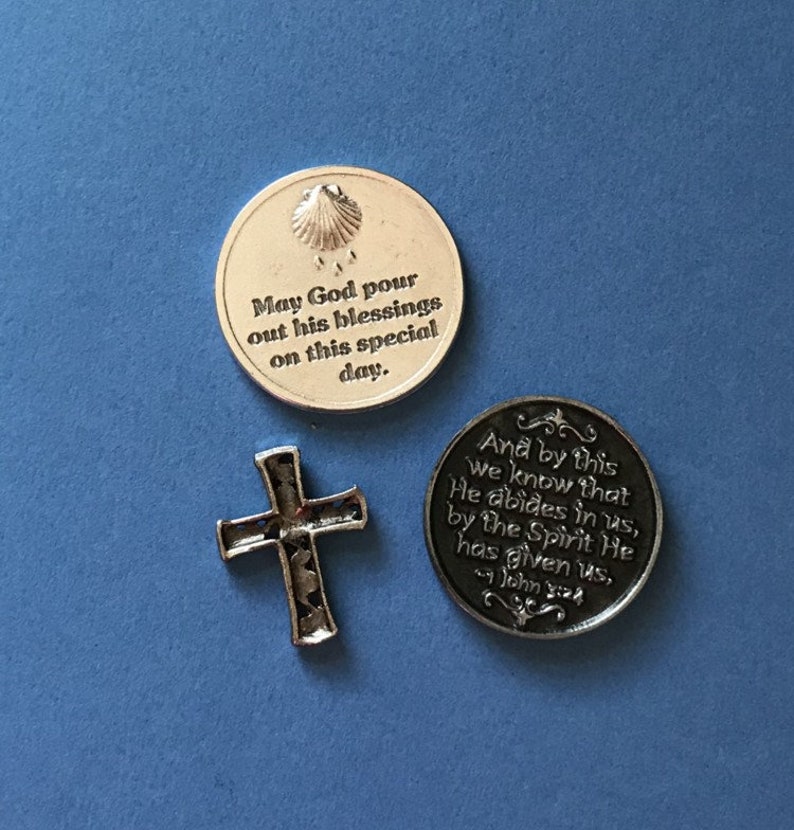 Baptism Token Set - Etsy