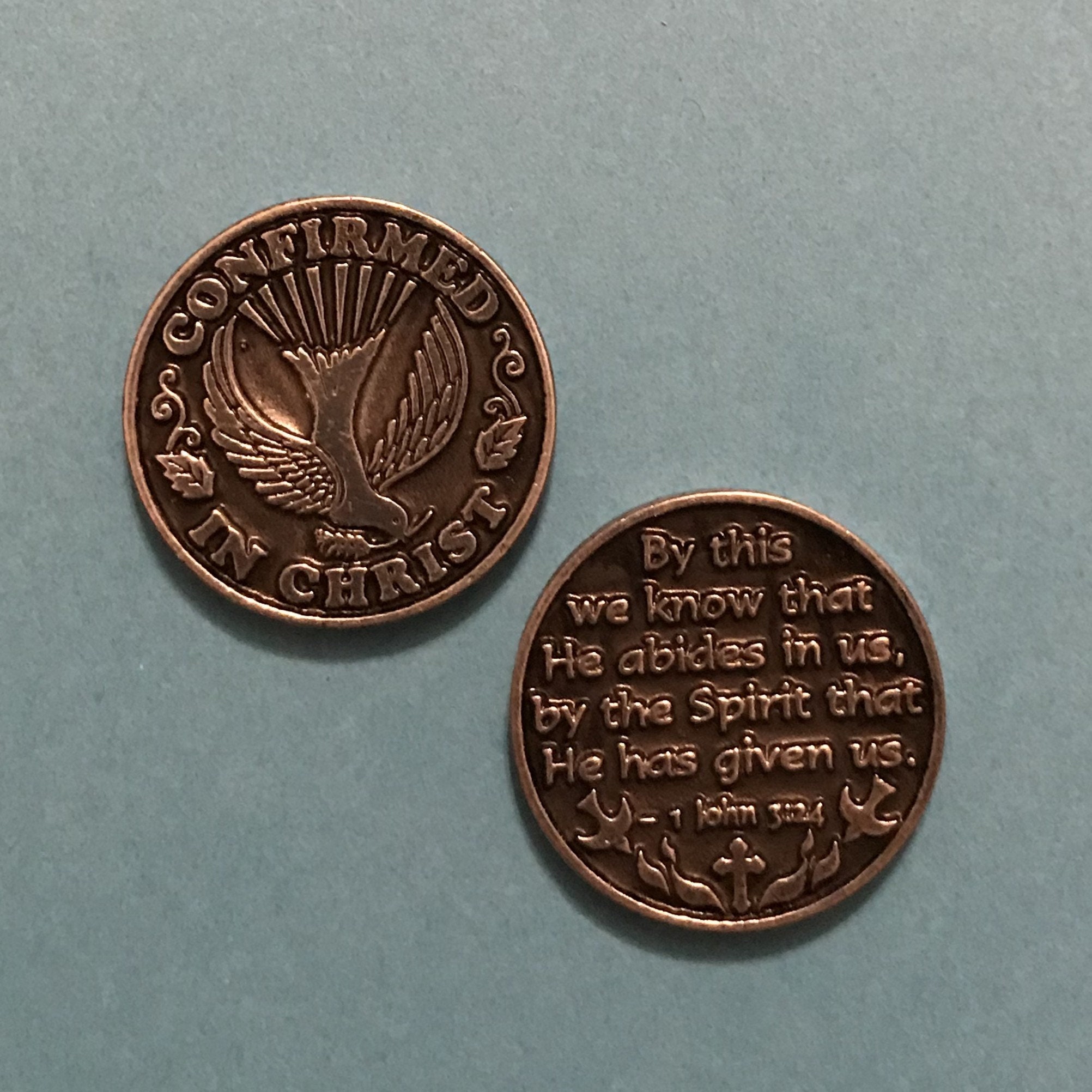 Confirmation Token Confirmed in Christ Token | Etsy