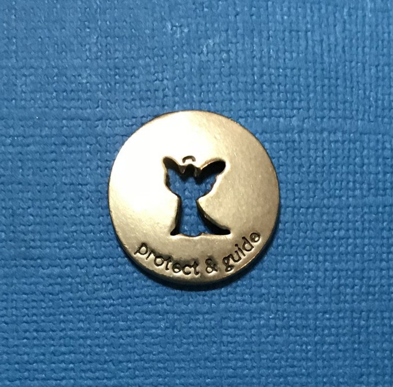Police Officer's Guardian Angel Token Set - Etsy