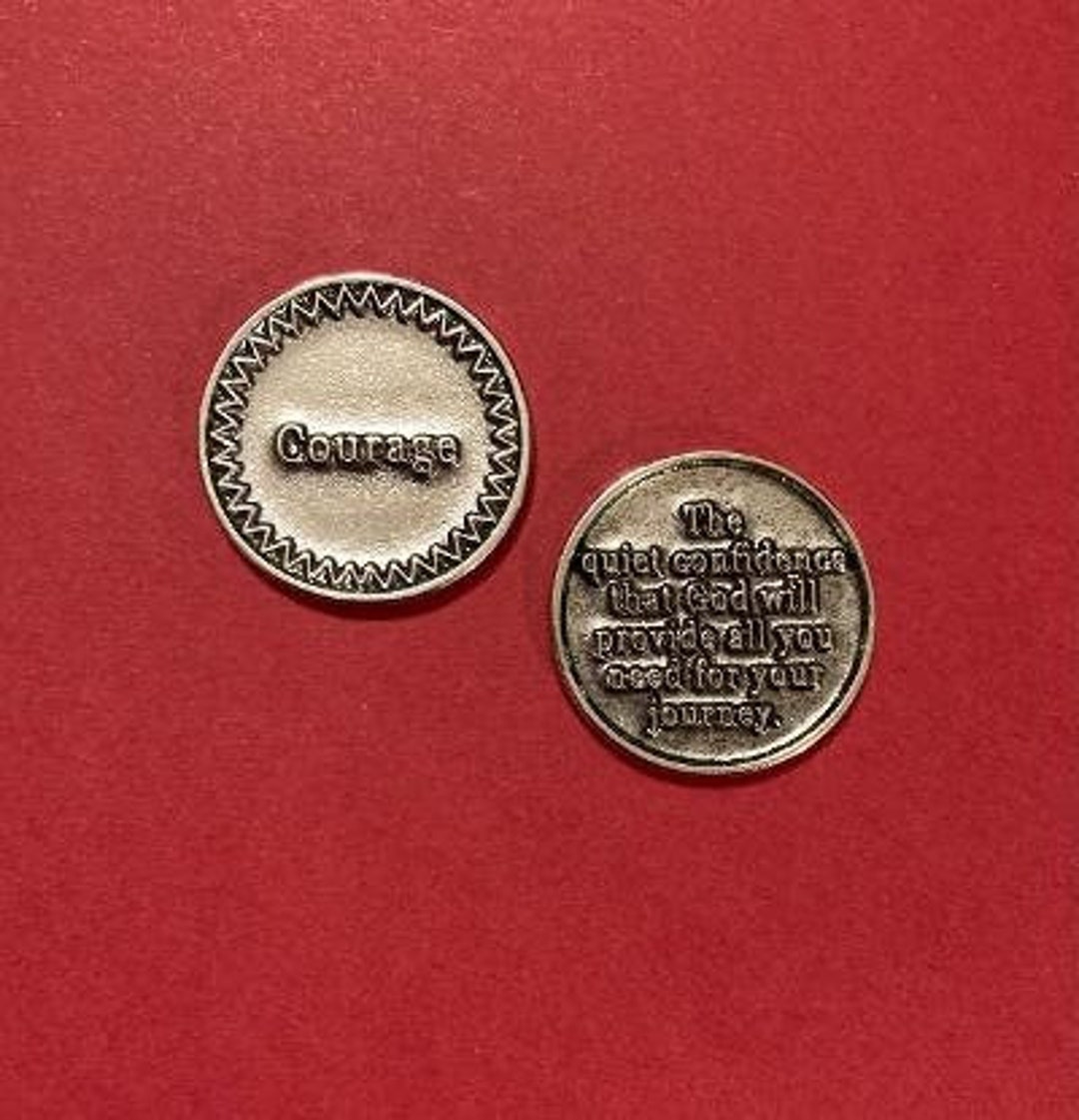 Courage Pocket Token - Etsy