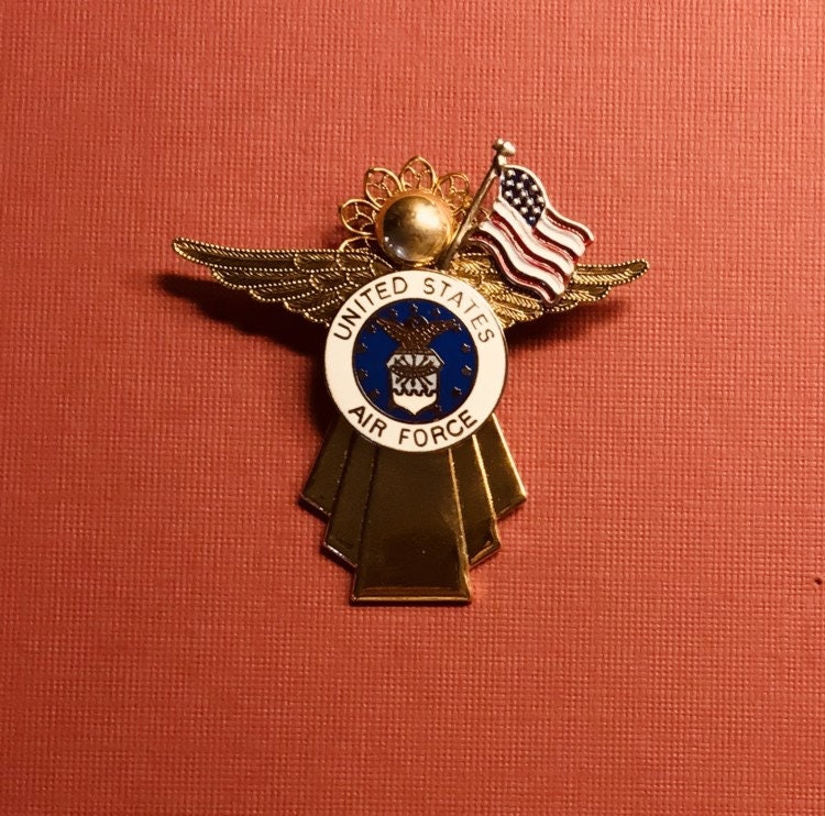 Air Force Angel Pinair Force Pin Military Pin - Etsy