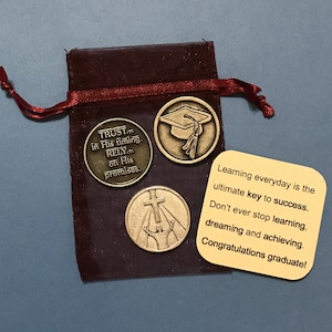 Set of 3 Graduation Tokens - Etsy