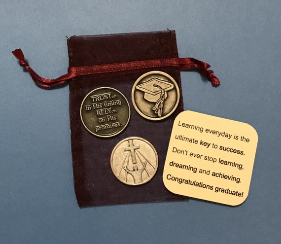 Set of 3 Graduation Tokens | Etsy