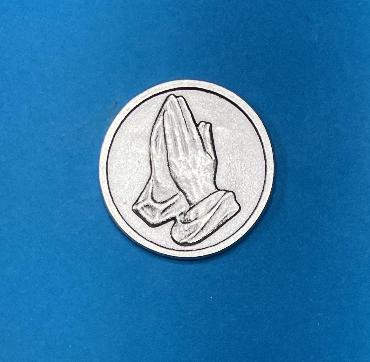 Faith Praying Hands Pocket Token - Etsy